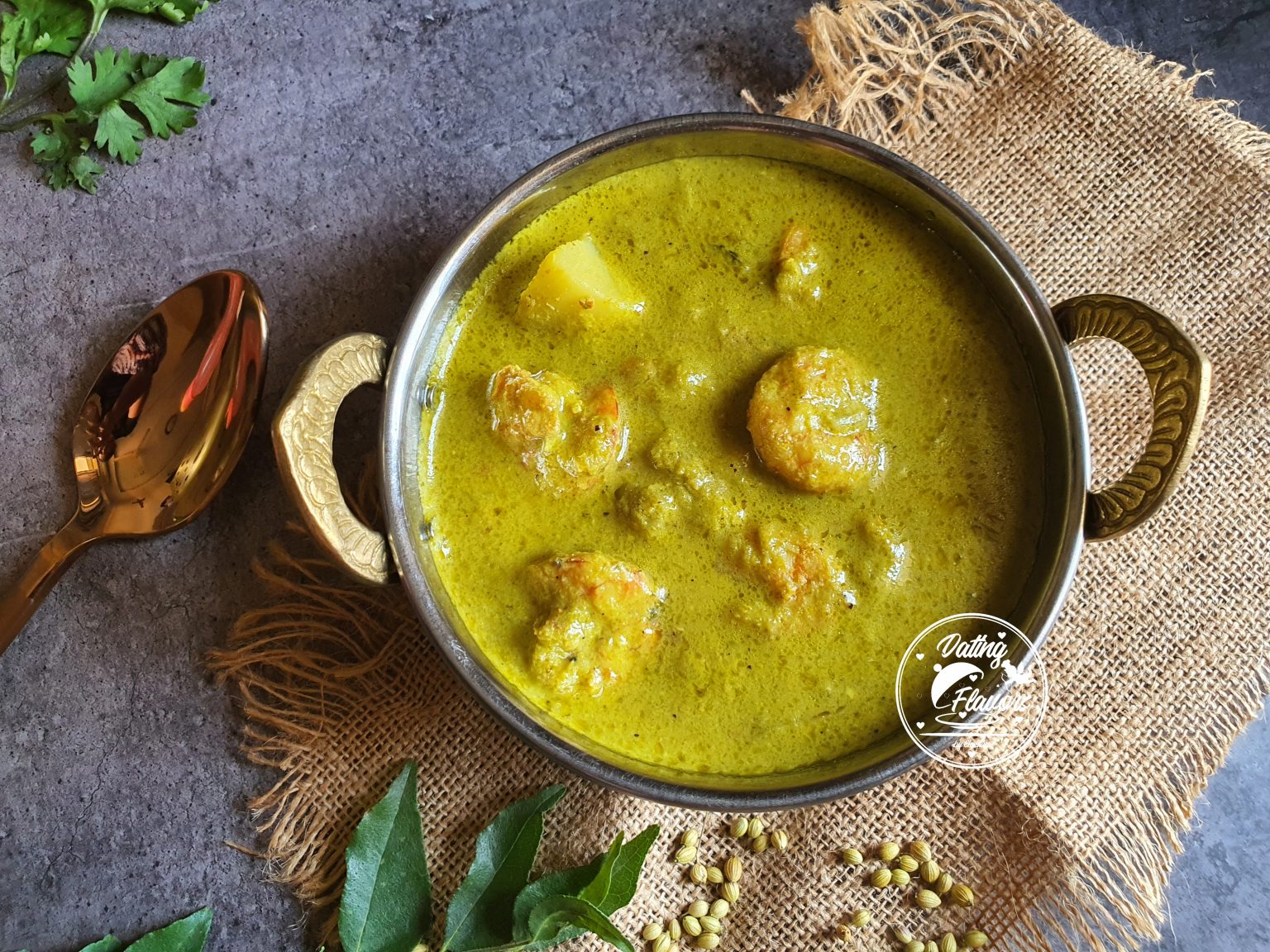Green Masala Prawn Curry – Dating Flavors | by Christina