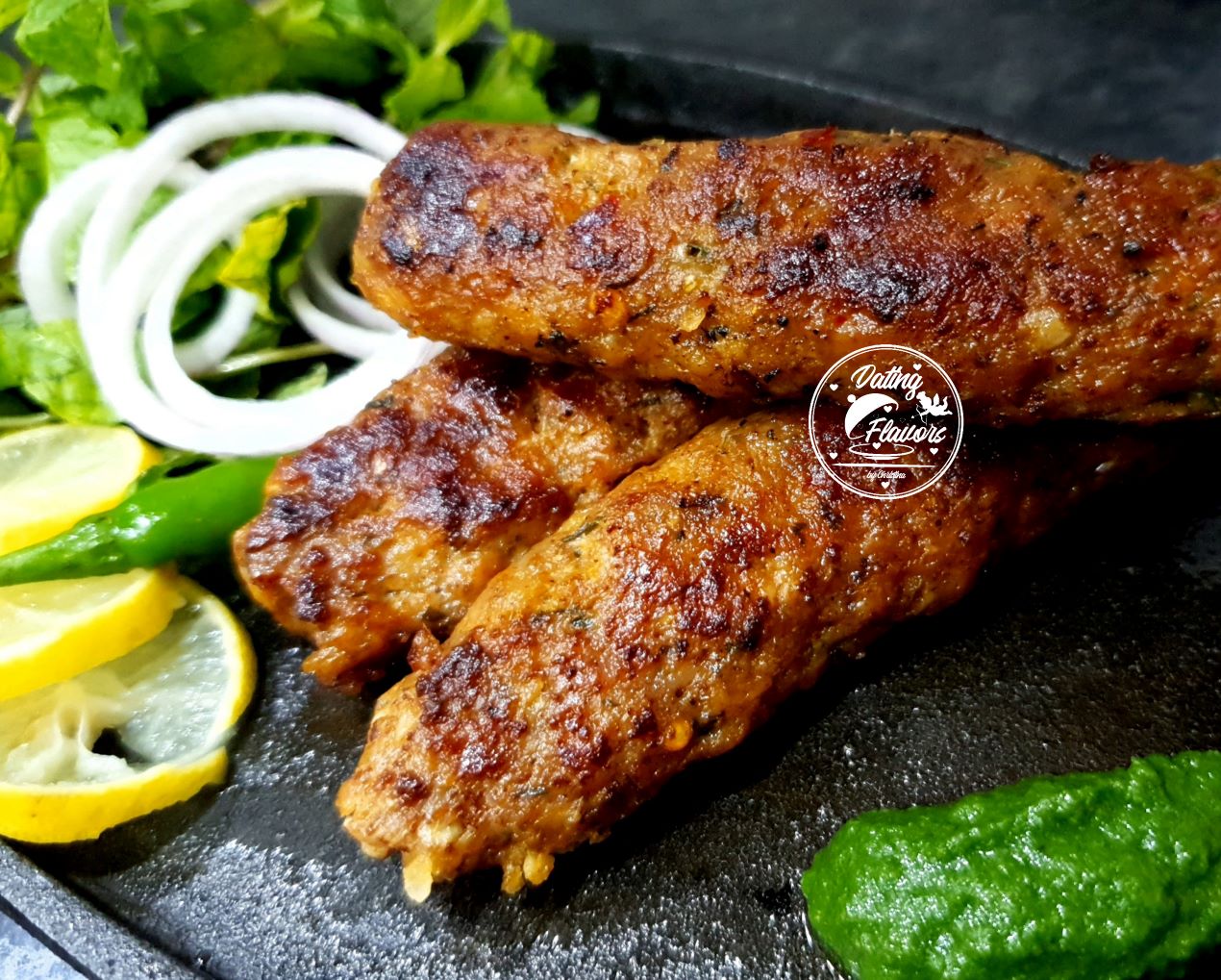 Chicken Seekh Kebab – Dating Flavors | by Christina